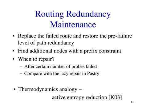 Exploiting Routing Redundancy Via Structured Peer To Peer Overlays Ppt Download