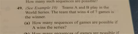 solved how many such sequences are possible49 see example