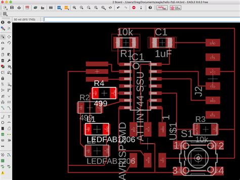 Eagle Board Layout Art Scape