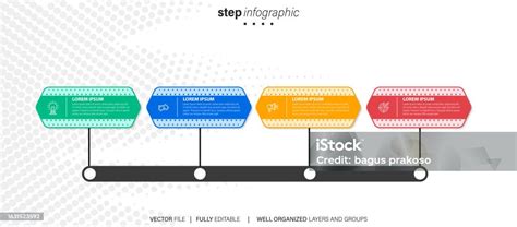 Vector Illustration Of The Infographic Elements Timelines Stock