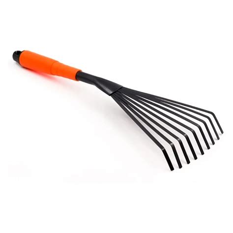 Garden Leaf Rake With Plastic Handle Nine Teeth Grass Rake Online Garden Store