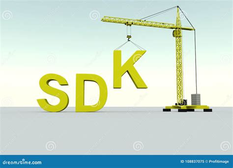 SDK Building Concept Stock Illustration Illustration Of Conceptual