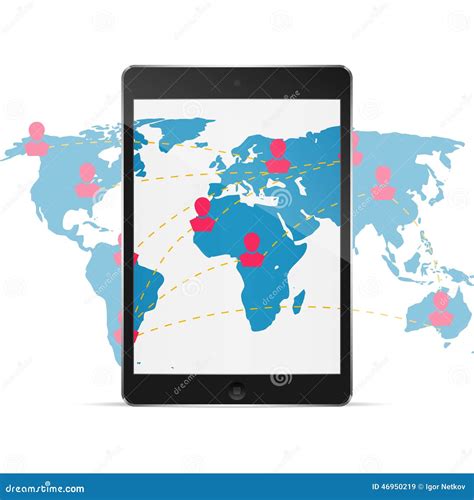 Social Networking Concept Stock Vector Illustration Of Group 46950219