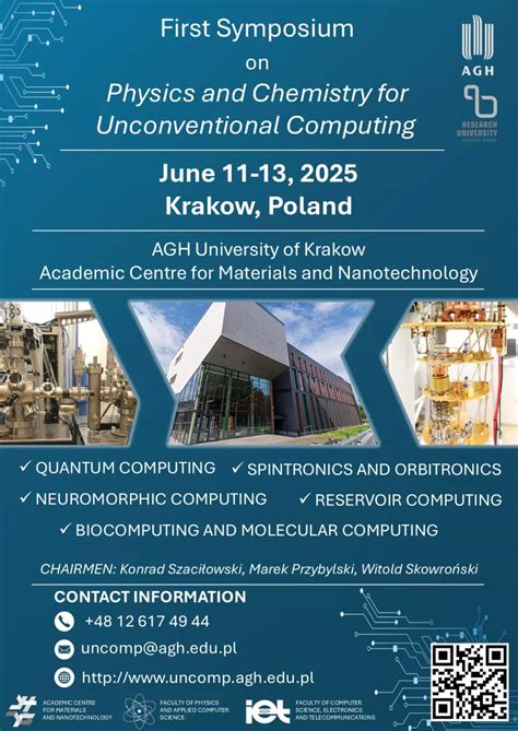 symposium on physics and chemistry for unconventional computing krakow