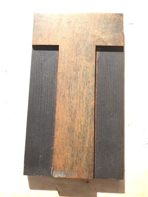 The Letter T Wooden Typeset Etsy