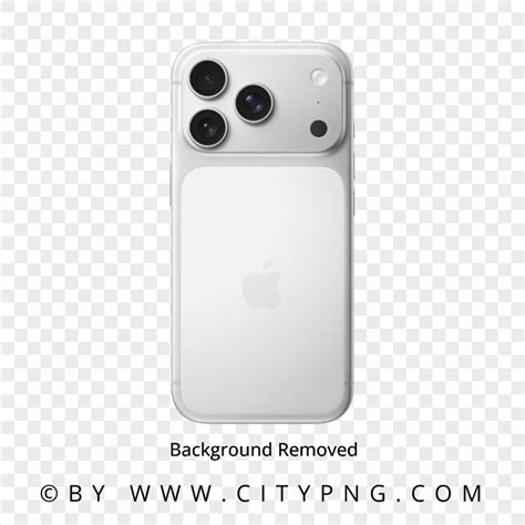 Orange Iphone 17 Pro Max Back View Citypng