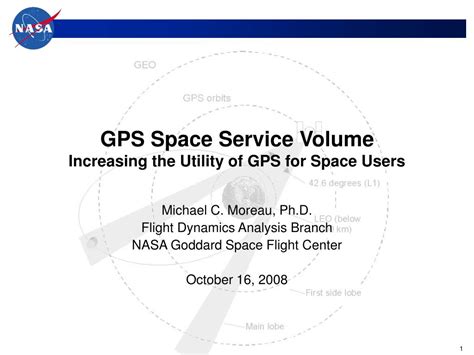 PPT GPS Space Service Volume Increasing The Utility Of GPS For Space Users PowerPoint