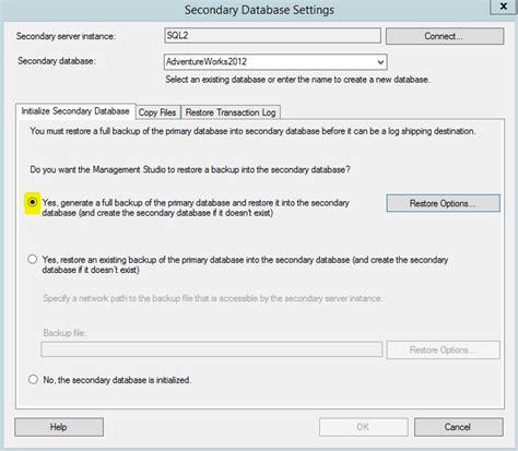Adam Arkwright Technical Blog How To Configure Transaction Log Shipping For SQL Server