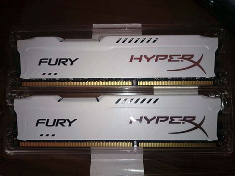 Оперативная память Kingston Ddr3 16gb 2x8gb 1866mhz Pc 15000 Hyperx Fury White Series