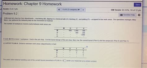 Solved Save Homework Chapter 9 Homework Score 0 Of 2 Pts