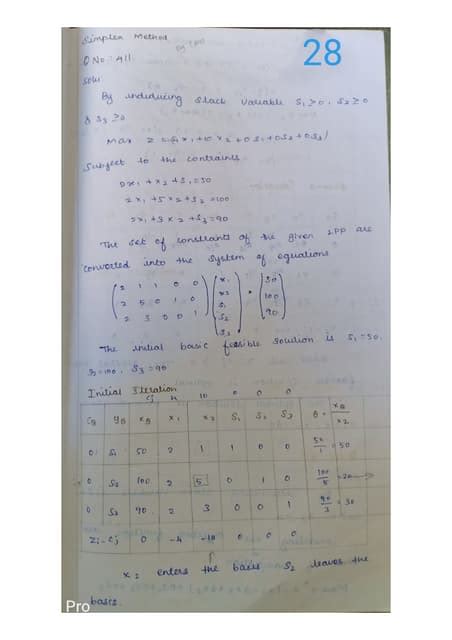 Simplex Method Pdf