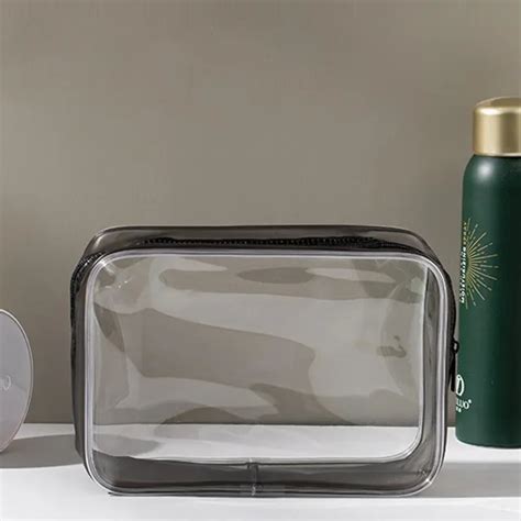 덕후스토어 방수 미니 파우치투명한 사각 사각파우치 투명파우치 화장품파우치 가방파우치 방수파우치 여행파우치 다용도파우치 세면도구 메이크업파우치 워터프루프 위시버킷