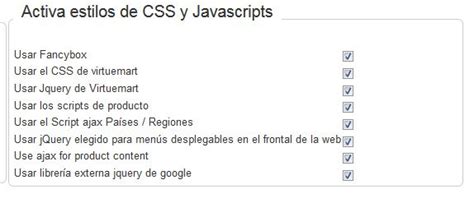 Configurar Css Y Javscrips Joomla Y Virtuemart