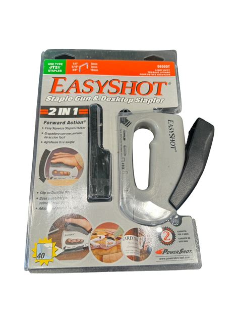 Easyshot Staple Gun And Desktop Stapler 2 In 1 5650dt W Pack Of 900