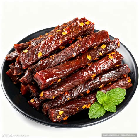 香辣牛肉干 摄影图传统美食餐饮美食摄影图库昵图网