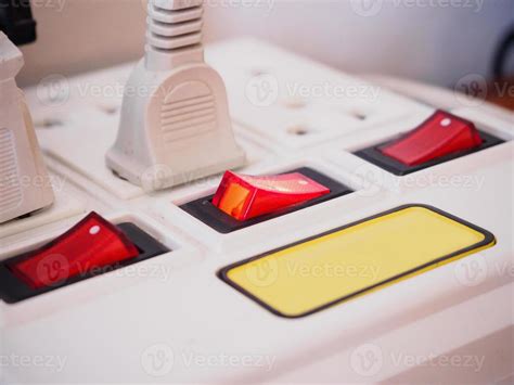 Multiple Power Socket With Connected Plugs Stock Photo At Vecteezy