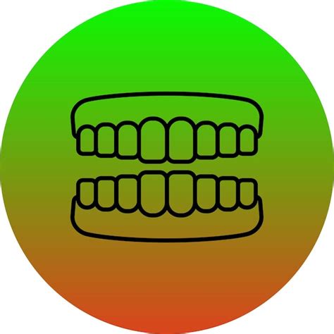 Teeth Icon Premium Vector