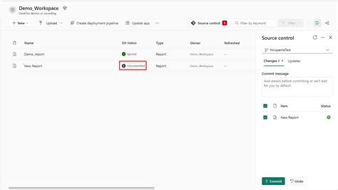 Git Integration With Paginated Reports Power Bi Microsoft Learn