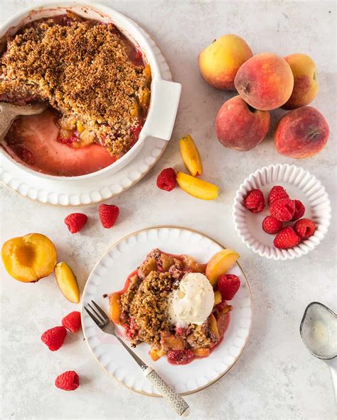 Raspberry Peach Crisp Lexis Clean Kitchen