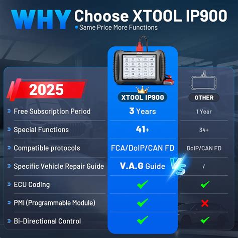 Xtool Inplus Ip900 Obd2 扫描仪汽车诊断工具 Xtool Official Car Diagnostic Tool