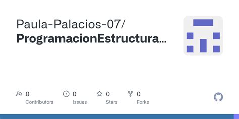 GitHub Paula Palacios ProgramacionEstructurada