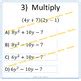 Multiplying Polynomials Google Forms Quiz Practice Distance Learning