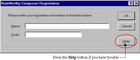 Noteworthy Composer Registration Help