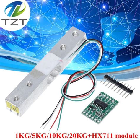 【hot】 tzt load cell weight sensor 1kg 5kg 10kg 20kg hx711 module