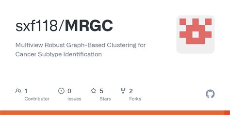 Github Sxf118mrgc Multiview Robust Graph Based Clustering For Cancer Subtype Identification