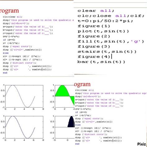 Solved Write A Matlab Script Contains The Examples In The Chegg Com