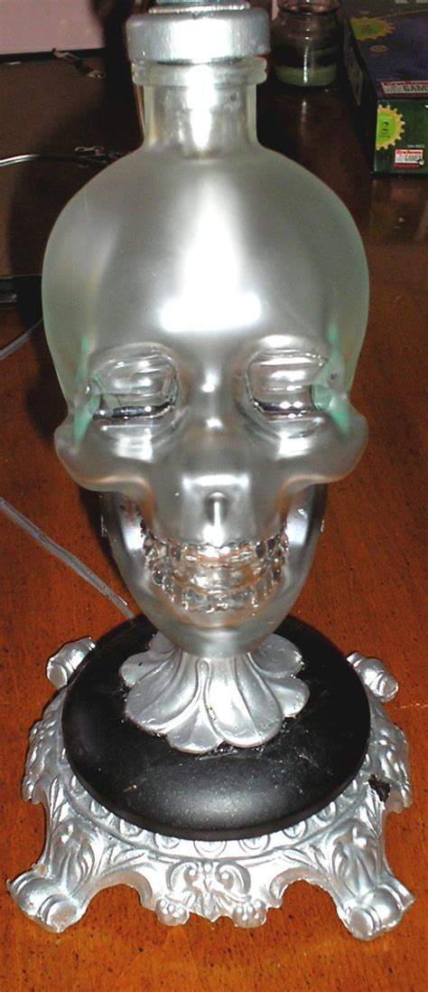 Fatkittees Deviantart Gallery Skull Crafts Skull Vodka Bottle