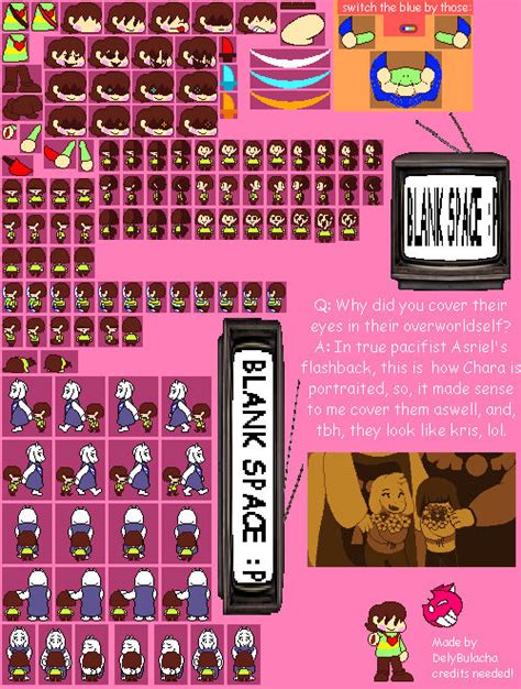 Chara Sprites By Delybulacha On Deviantart