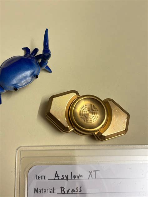 Fto Asylum Xt Brass Fidget Spinner Fidget Toy Plants Wake You Up
