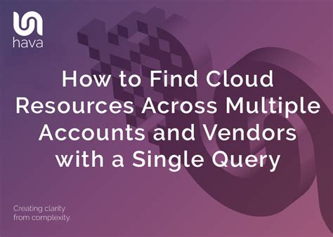Find Cloud Assets In Multiple Accountsvendors With A Single Query