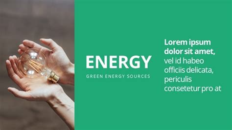 Ppt 발표자료 빠르게 만드는 방법은 그린 에너지 환경 Green Energy Ppt 템플릿으로 10분 완성 예스폼 Ppt