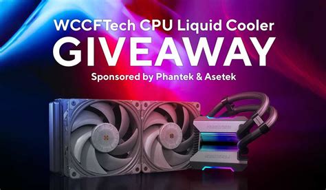 Wccftech CPU Liquid Cooler GIVEAWAY Sponsored By Phanteks Asetek