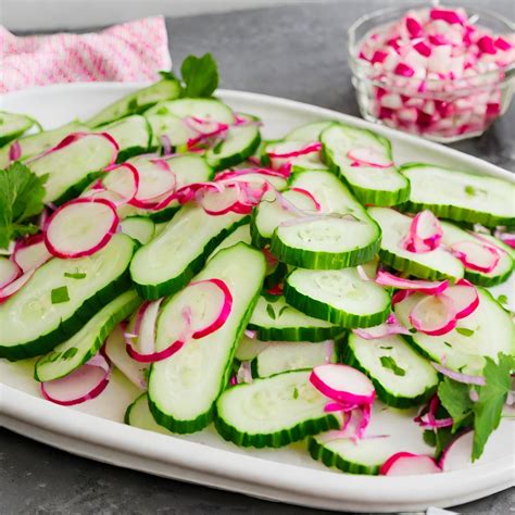 Cucumber Radish Salad Recipe Cool And Crunchy The Fresh Man Cook