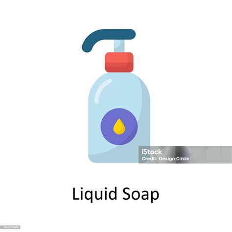 액체 비누 벡터 플랫 아이콘 디자인 그림입니다 흰색 배경에 하우스키핑 기호 Eps 10 파일 개념에 대한 스톡 벡터 아트 및 기타 이미지 Istock