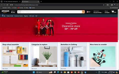 Navin Vishwakarma On Linkedin Webdesign Html Tailwindcss Landingpage Amazonstyle Codingtips