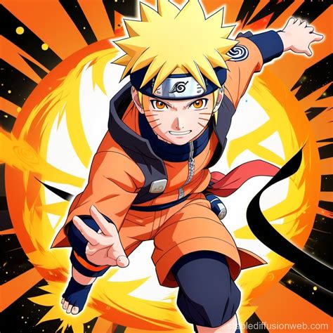 Naruto Poster Design Stable Diffusion Online