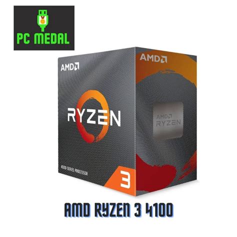 Amd Ryzen 3 4100 4 Core 8 Thread Unlocked Desktop Processor With Wraith Stealth Cooler Lazada Ph