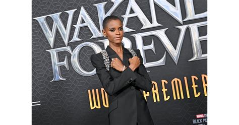 Letitia Wright at the "Black Panther: Wakanda Forever" World Premiere