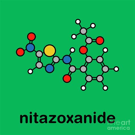 Nitazoxanide Structure
