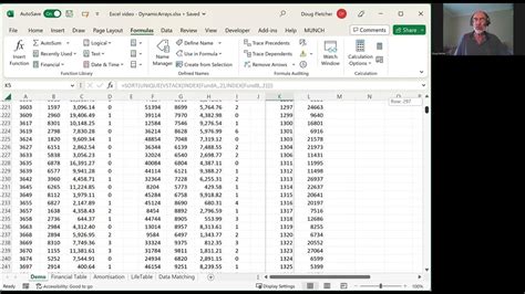 Acst1052 Excel Demo Data Wrangling Using Dynamic Arrays Youtube