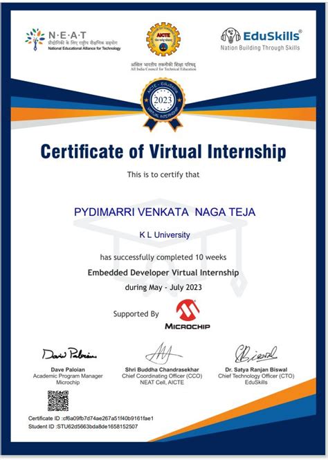 Embeddedsystems Aicteintern Virtualinternship Engineering