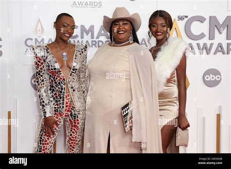 Danica Hart And Devynn Hart And Trea Swindle Of Chapel Hart Arriving At The 56th Annual Country