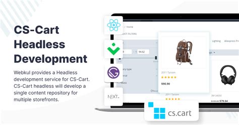 CS Cart Headless Development Webkul Software
