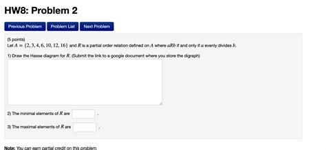 solved hw8 problem 2 previous problem problem list next