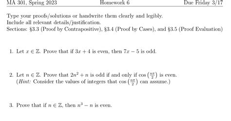 solved type your proofs solutions or handwrite them clearly