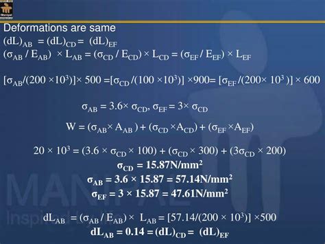 Ppt 7 Statically Indeterminate Members And Thermal Stresses Powerpoint
